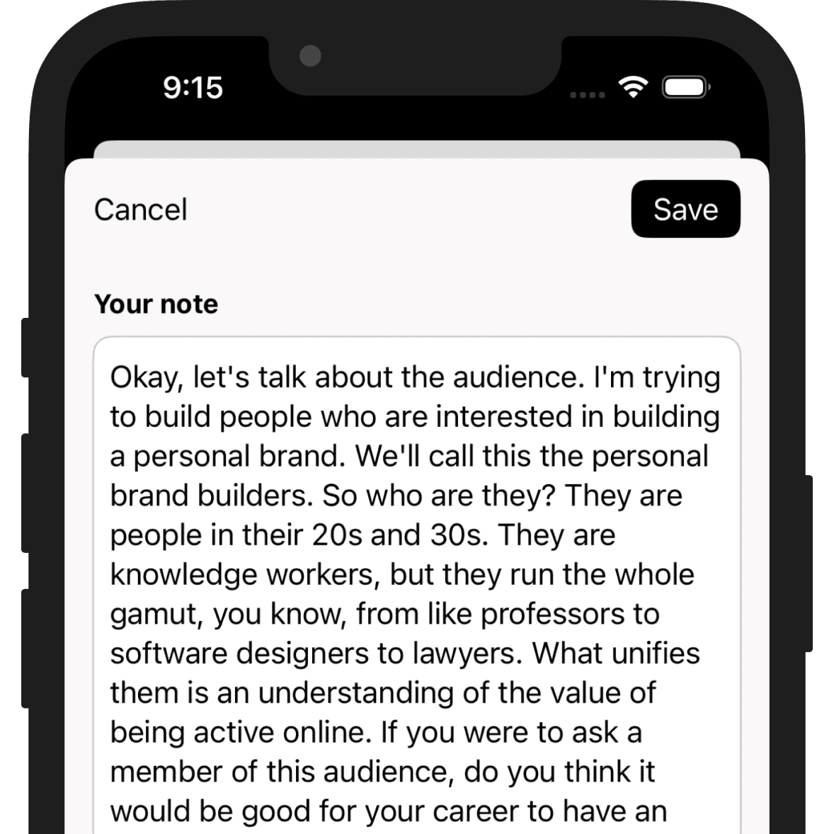 Echo | Notes for Writers